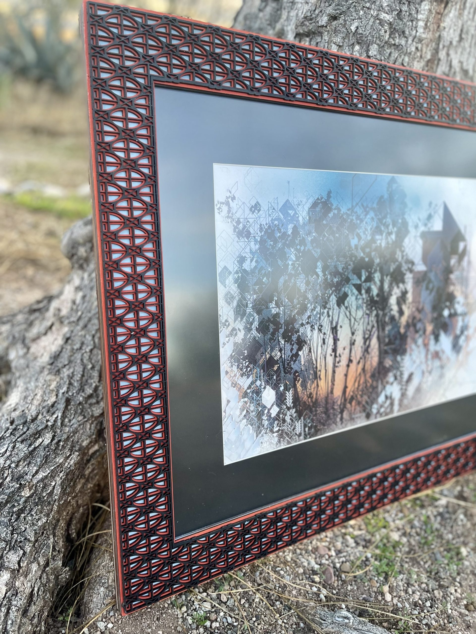 #12 frame design color matched to your poster