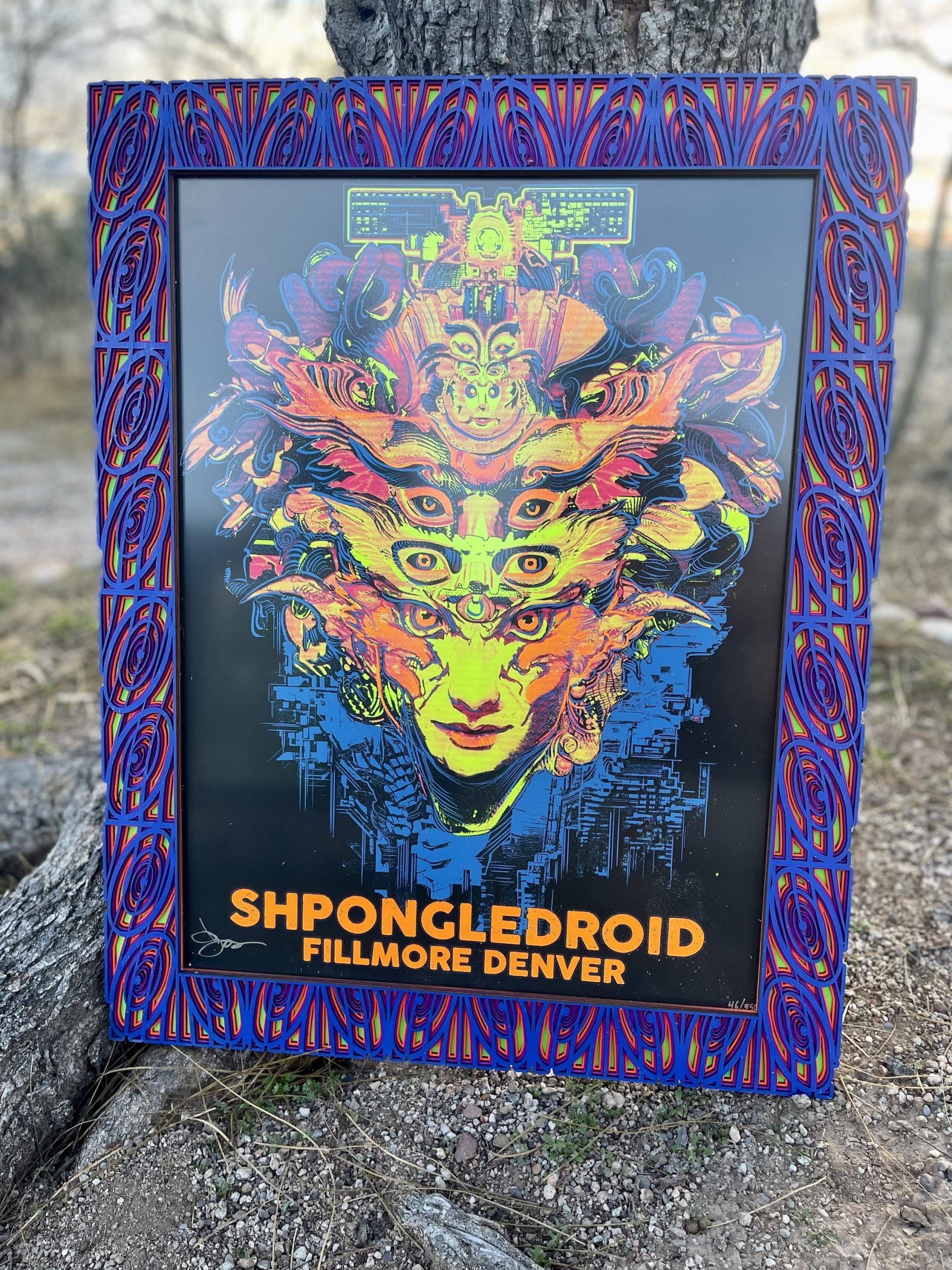 #2 frame design color matched to your poster